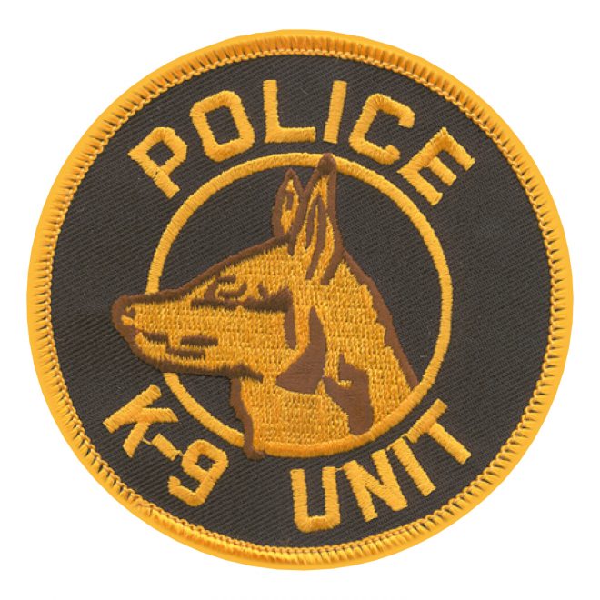 Police K-9 EMB - Black Lab - Premier Emblem manufactures emblems ...